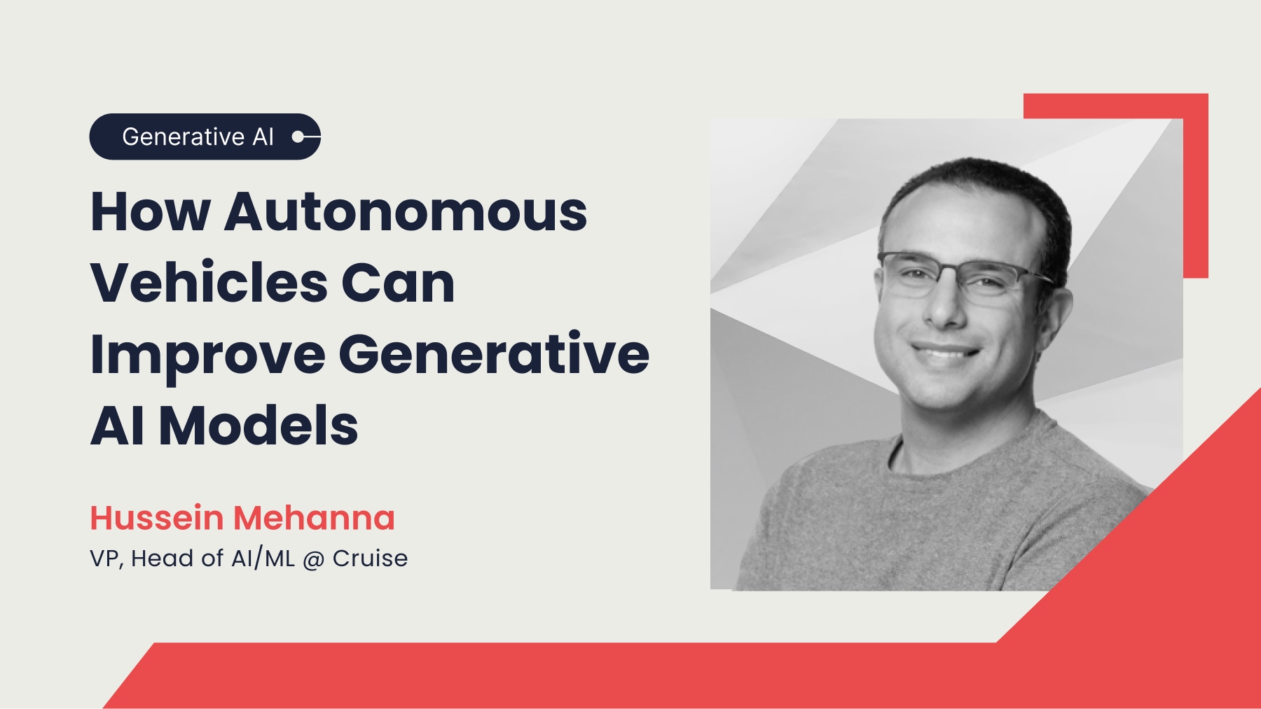How Autonomous Vehicles Can Improve Generative AI Models by Hussein Mehanna