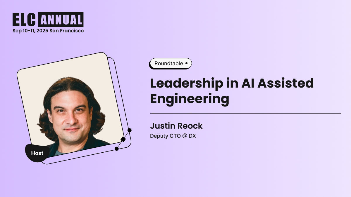 Leadership in AI Assisted Engineering by Justin Reock
