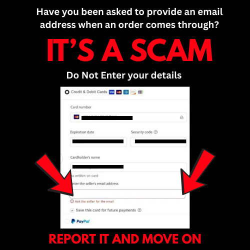 READ THIS. IF A FIVERR ORDER ASKS FOR AN EMAIL OR MONEY - IT'S A SCAM ...