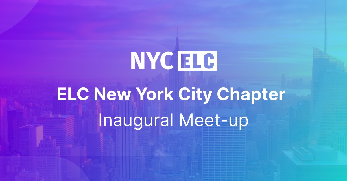 ELC New York Inaugural Meetup - Event | ELC
