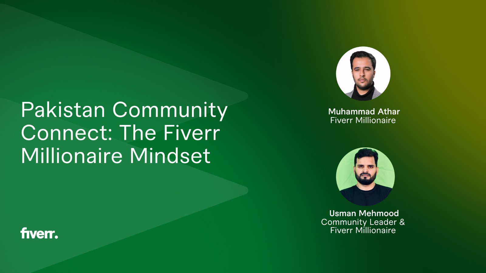 Pakistan Community Connect: The Fiverr Millionaire Mindset - Video ...