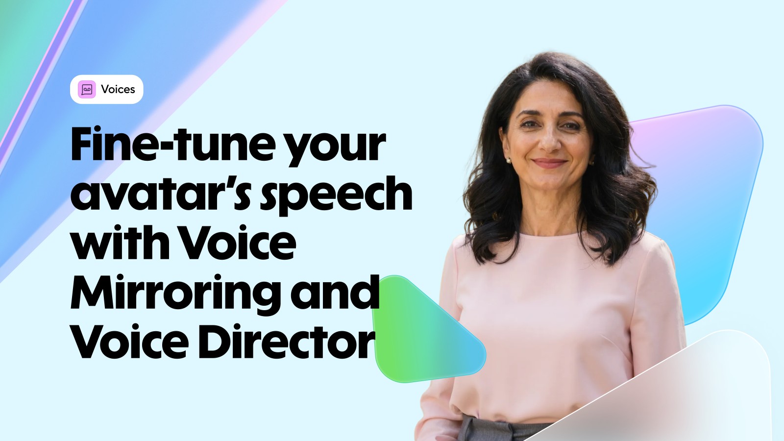 Fine-tune your avatar’s speech with Voice Mirroring and Voice Director ...