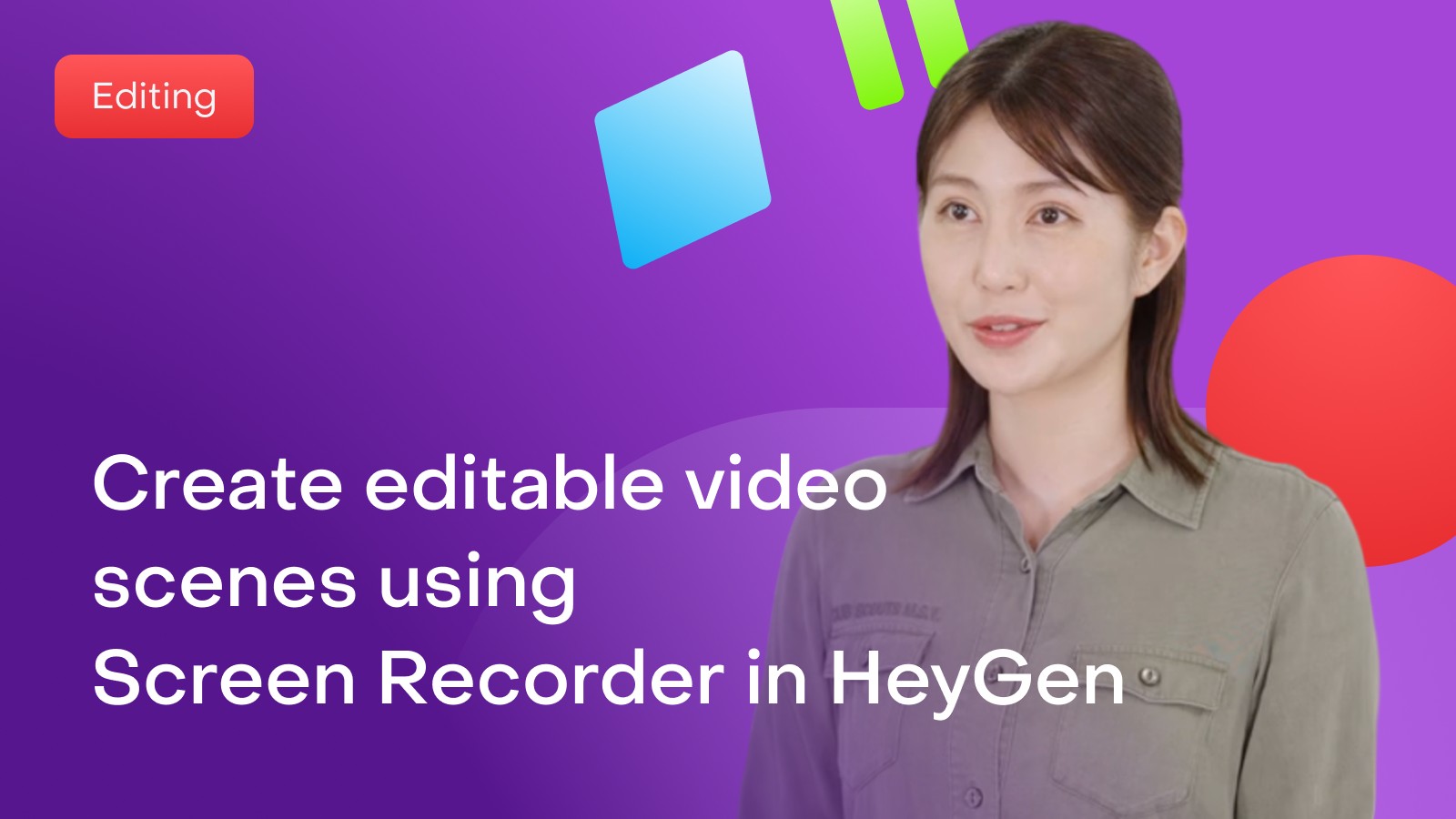 How to create editable video scenes using Screen Recorder in HeyGen ...