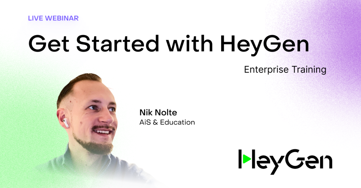 Get Started with HeyGen - Event | HeyGen