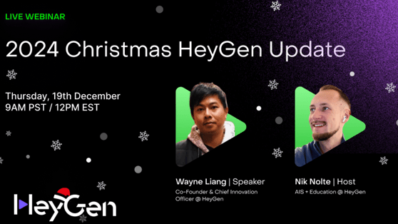 2024 Christmas HeyGen Update - Video | HeyGen
