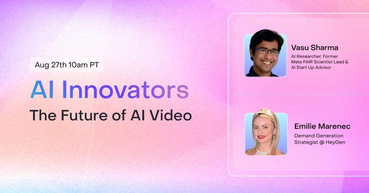AI Innovators - The Future of AI Video with AI Researcher, Advisor ...
