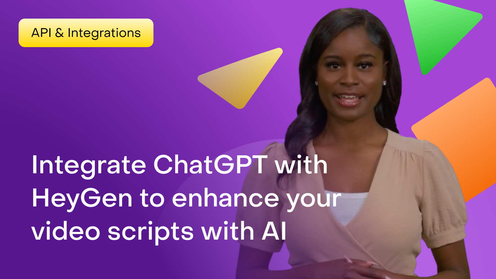 How to integrate ChatGPT with HeyGen to enhance your video script with AI - Guide | HeyGen Hub