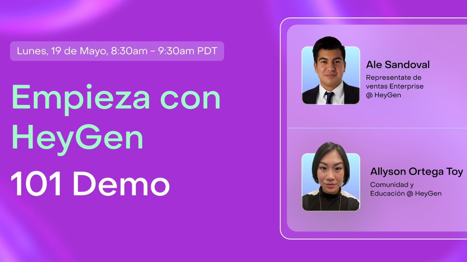 Empieza con HeyGen 101 (Demo en Español) - Video | HeyGen