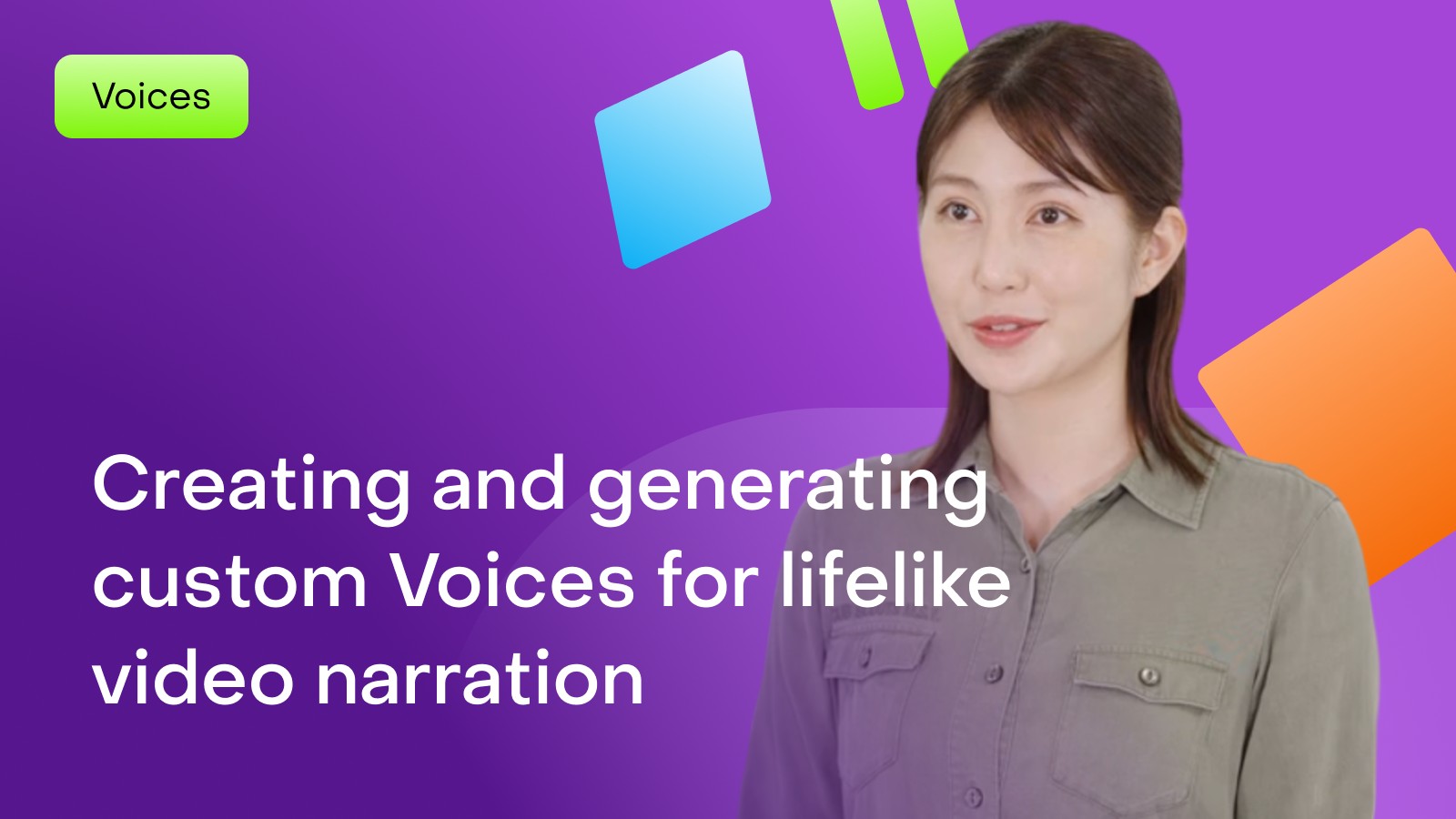Creating and generating custom Voices for lifelike video narration ...