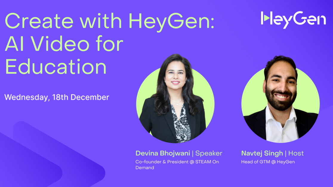 Create with HeyGen: AI Video for Education - Video | HeyGen
