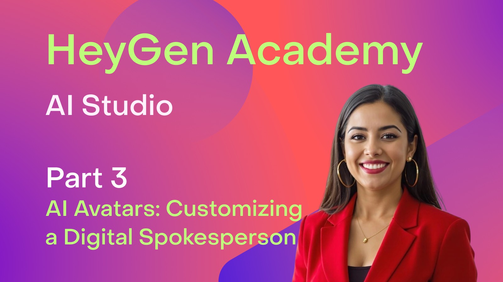 HeyGen Academy: AI Studio - AI Avatars: Customizing your Digital ...