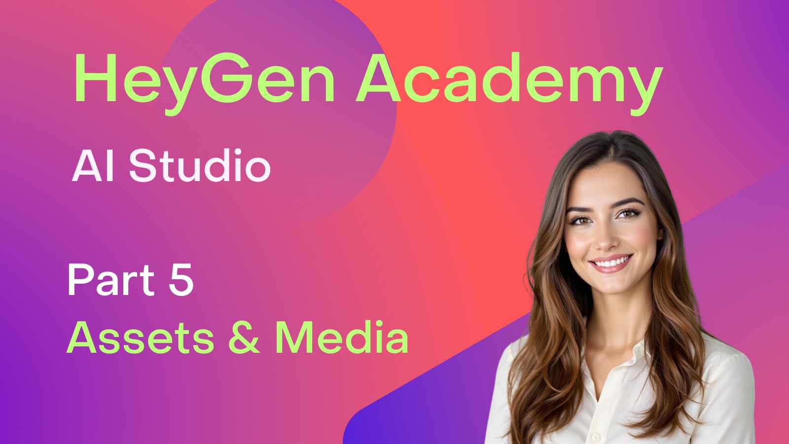 HeyGen Academy: AI Studio - Customizing Scenes with Backgrounds, Text & Other Media (Part 5 ...