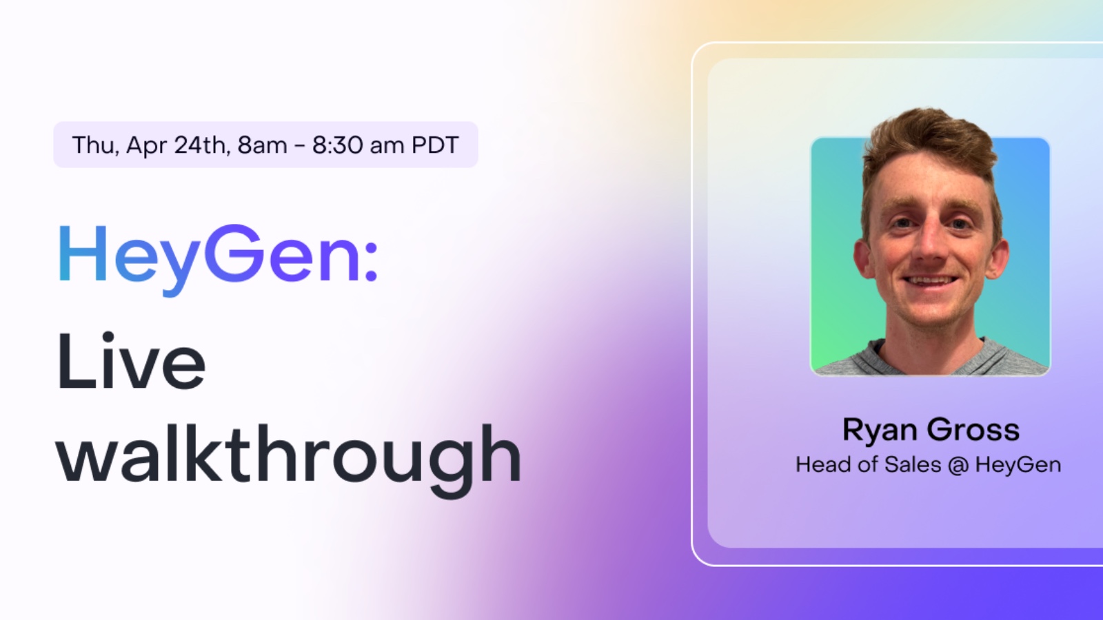 HeyGen: Live Walkthrough - Video | HeyGen