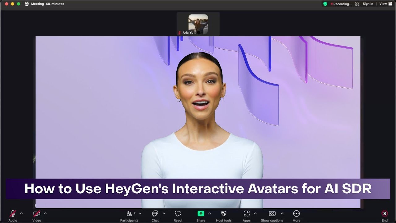 How to Use HeyGen's Interactive Avatars for AI SDR - Video | HeyGen Hub