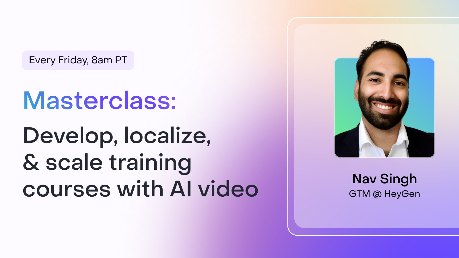 HeyGen Masterclass - Video | HeyGen Hub