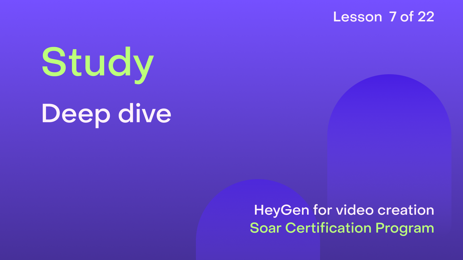 HeyGen Academy Foundations - Study: Deep Dive - Guide | HeyGen Hub