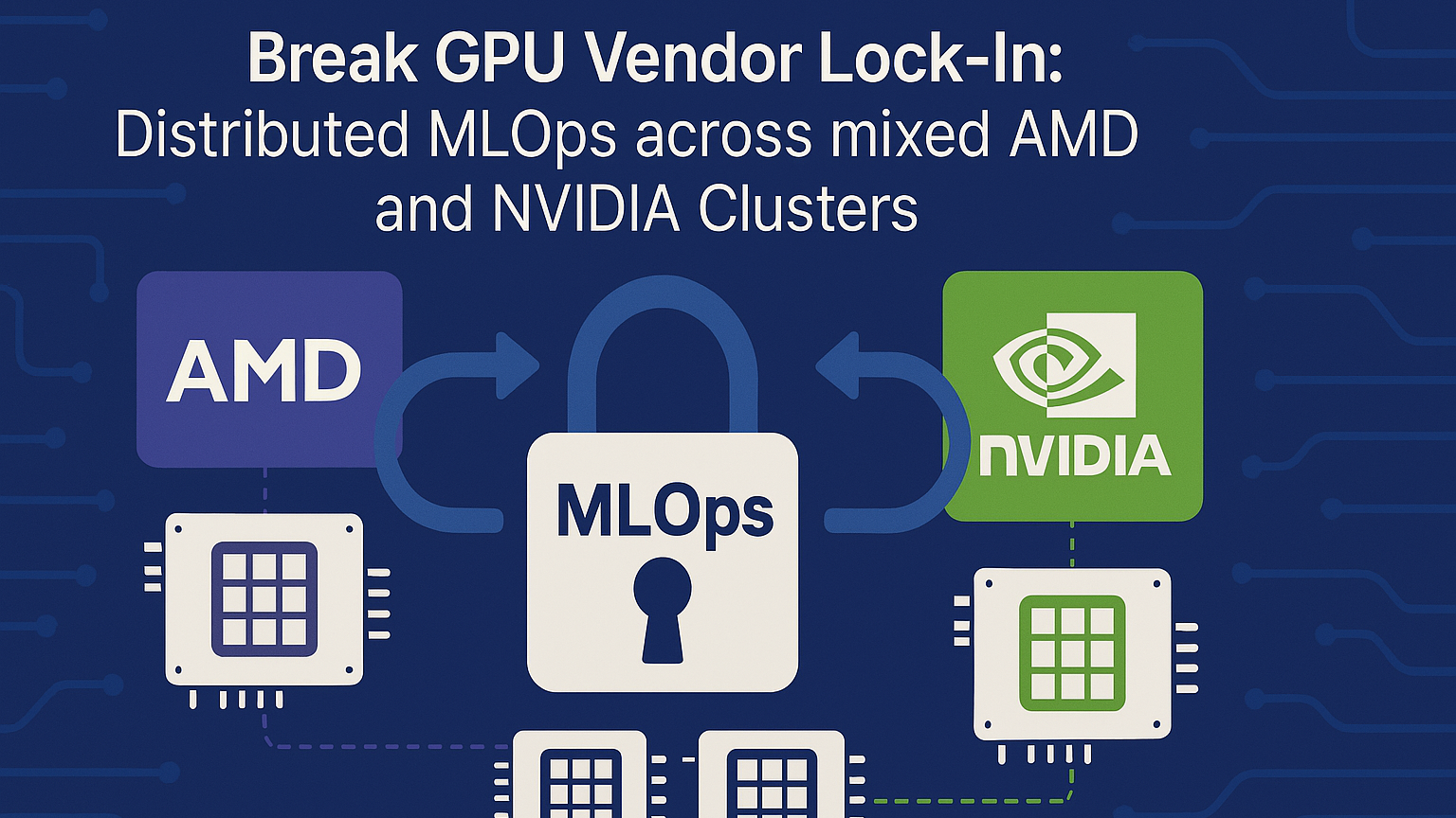 Distributed Training in MLOps Break GPU Vendor Lock-In: Distributed MLOps across mixed AMD and ...