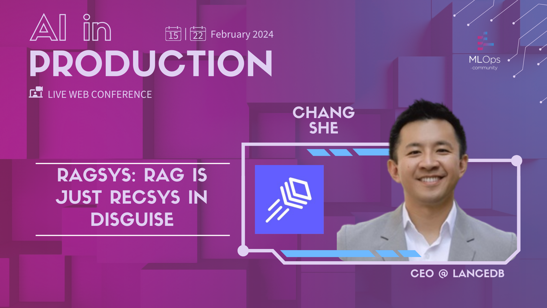 RagSys: RAG is Just RecSys in Disguise // Chang She // AI in Production ...