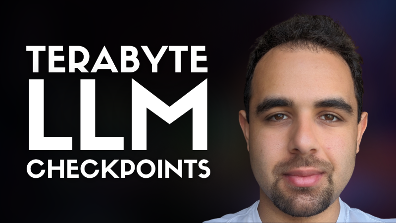 Handling Multi-Terabyte LLM Checkpoints - Video | MLOps Community