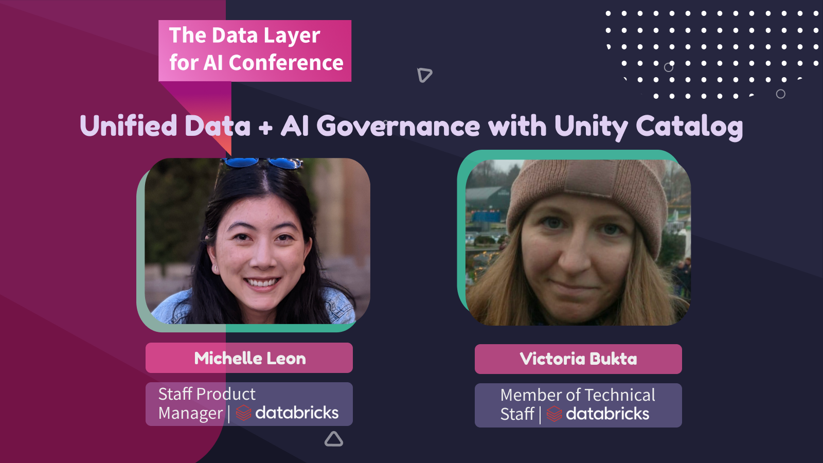Unified Data + AI Governance with Unity Catalog // Michelle Leon & Victoria Bukta // DE4AI ...