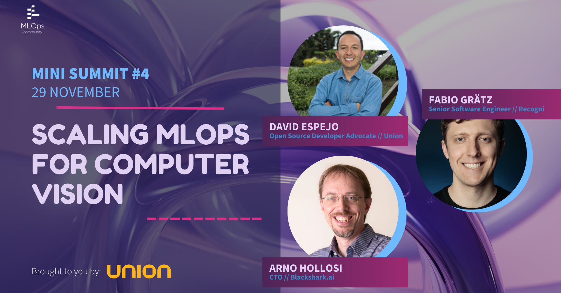 Scaling MLOps for Computer Vision - Event | MLOps Community