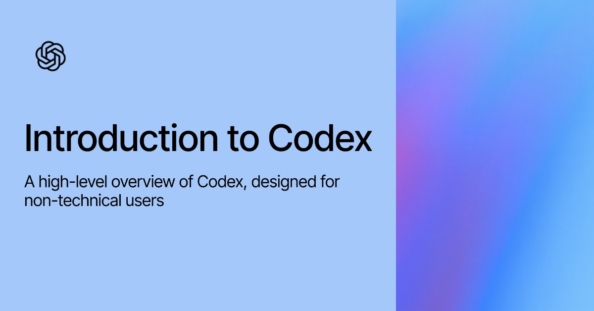 Introduction to Codex - Event | OpenAI Academy