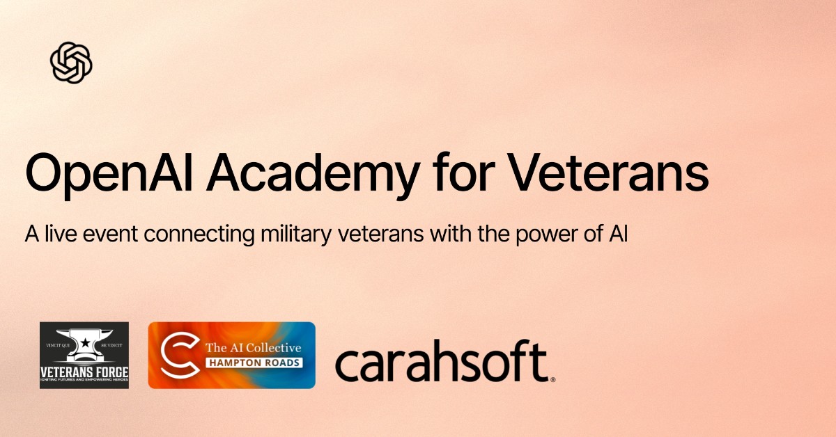 OpenAI Academy for Veterans - Event | OpenAI Academy
