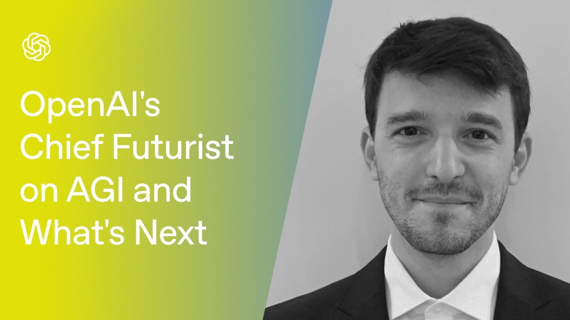 Event Replay: OpenAI's Chief Futurist on AGI and What's Next - Video ...