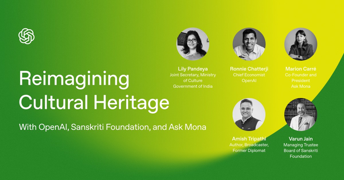 Virtual Event:Reimagining Cultural Heritage With OpenAI, Sanskriti ...