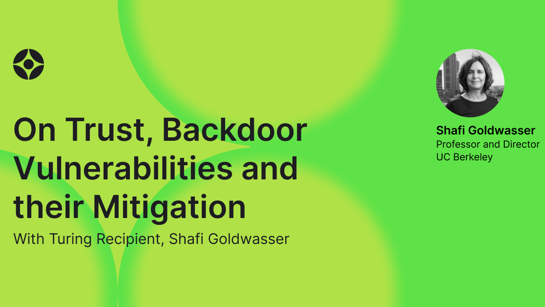 On Trust: Backdoor Vulnerabilities and their Mitigation with Turing ...