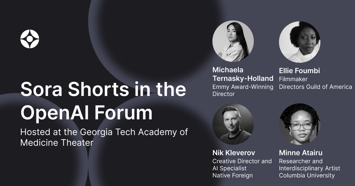 In-Person Event: Sora Shorts in the OpenAI Forum - Event | OpenAI Forum