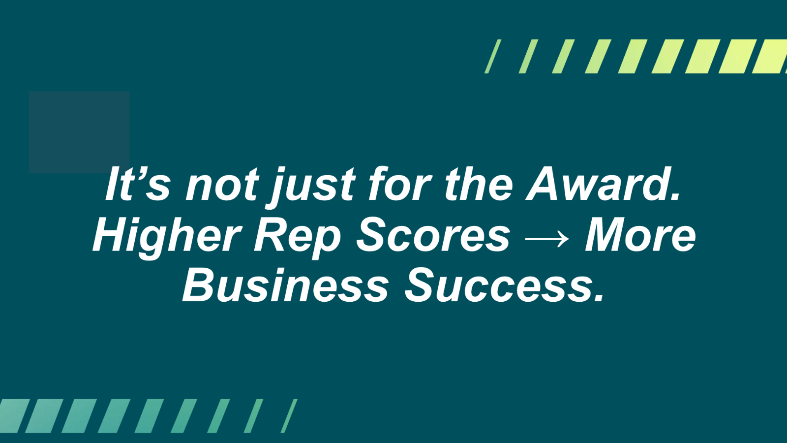 How-To | Rep Score Affect on ROI - Resource | Reputation Rockstars