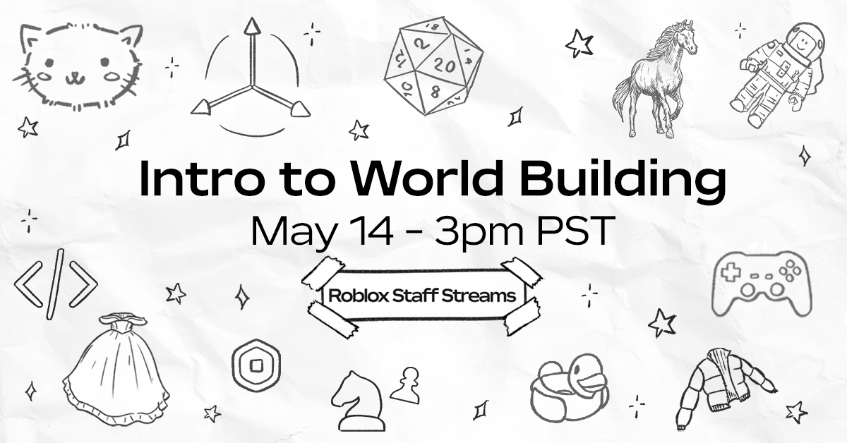 Roblox Staff Streams: Intro to World Building - Event | Roblox Creator ...