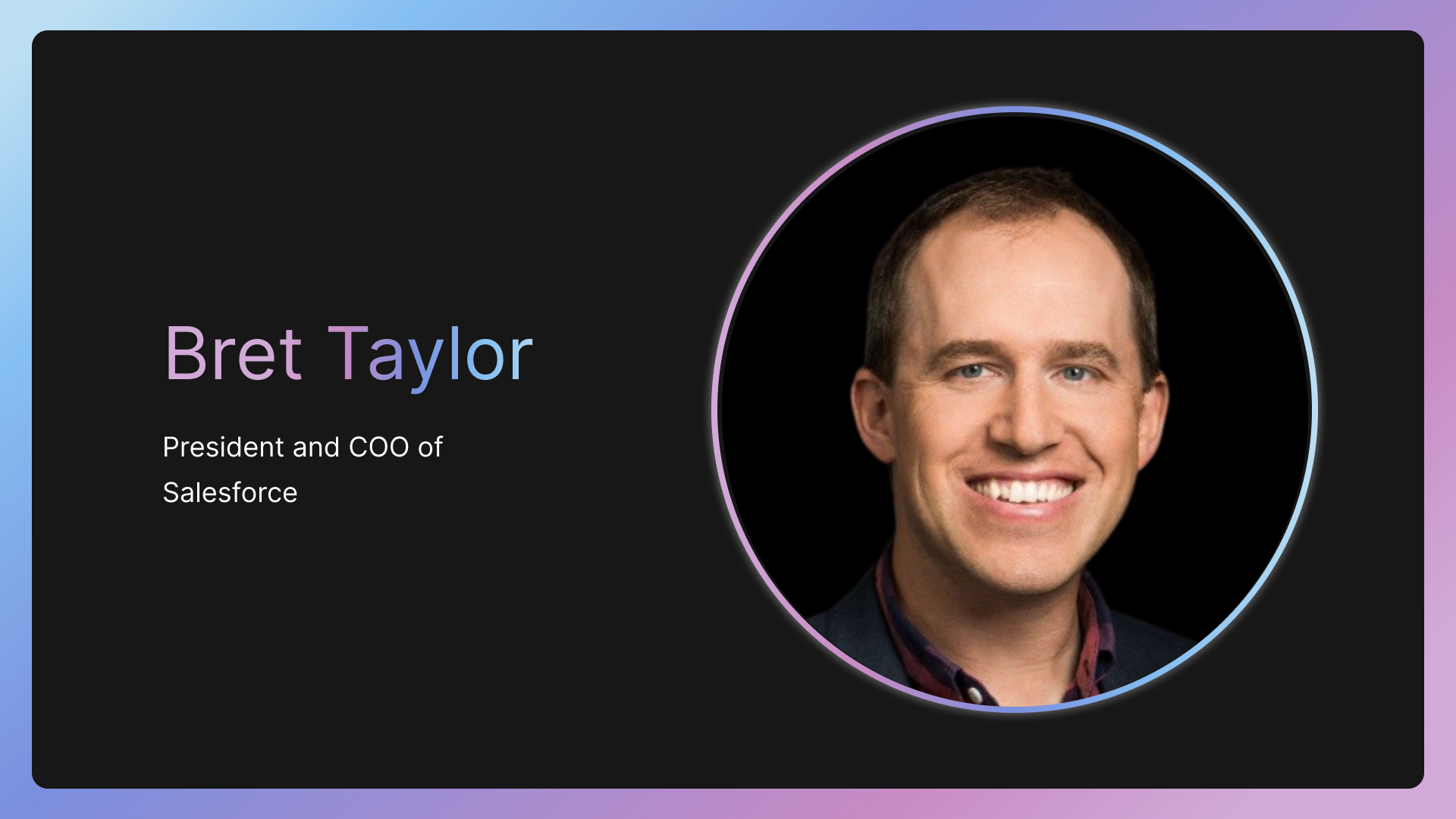 Enterprise AI Strategy: Bret Taylor on Lessons Learned at Salesforce ...