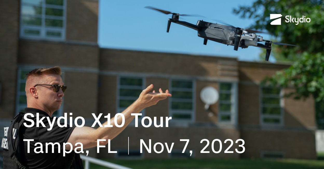 Skydio X10 Tour | Tampa, FL | November 7 - Event | Skydio Live