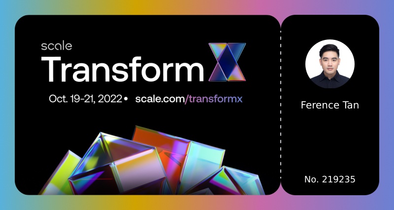 Join me at Scale TransformX | Scale Events